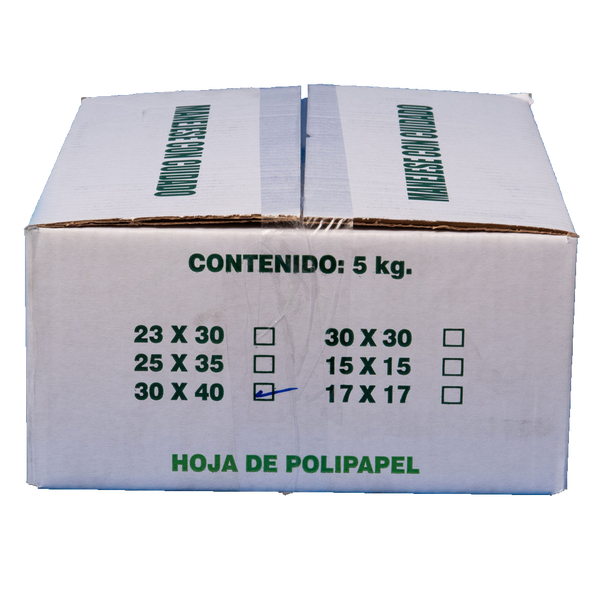 LAMINA DE POLIPAPEL 30x40 5kg - SURTILAG